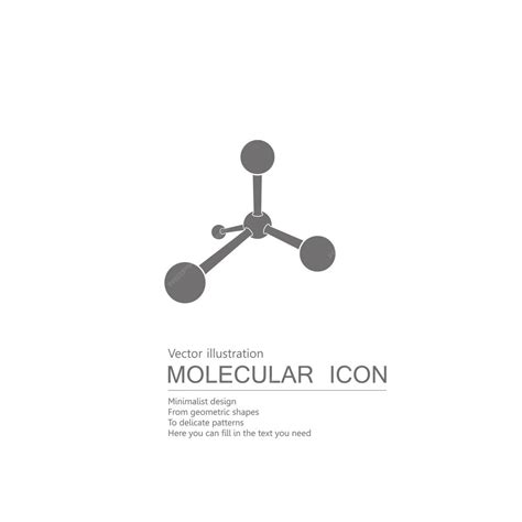 Premium Vector Vector Drawn Molecular Structure Isolated On White