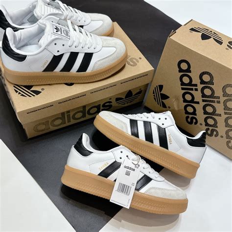 Giày Thể Thao Adidas Samba V2 Trắng đế Nâu độn đế Bản Cao Cấp Có Sẵn