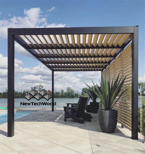 Wood Composite Screen And Partition Beams Newtechwood Canada Rooftop