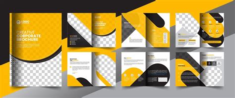 Corporate Company Profile Brochure Annual Report Booklet Business Proposal Layout Concept Design