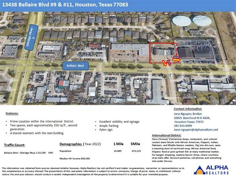 13438 Bellaire Blvd Houston Tx 77083 Loopnet