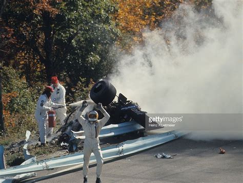Overall View Of Guardrail Collision That Killed Francois Cevert As