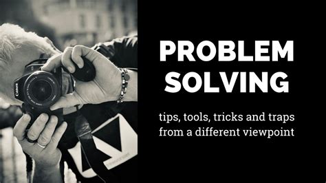 Problem Solving Frameworks Tips And Tools Andrew Vorster