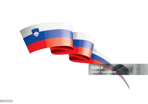 슬로베니아 국기 흰색 바탕에 벡터 일러스트 레이 션 국기에 대한 스톡 벡터 아트 및 기타 이미지 국기 기 벡터 Istock