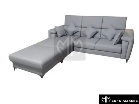 4 Seater Leather L Shape Sofa Set With Lounger At Rs 33000piece In