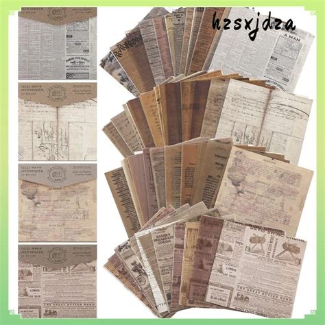 240 แผ่น Vintage สมุดภาพกระดาษอุปกรณ์ Journaling Scrapbooking วัสดุกระดาษตกแต่งหัตถกรรม Diy