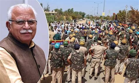 Opposition Seeks Resignation Of Haryanas Cm Over The Incident Of Lathi