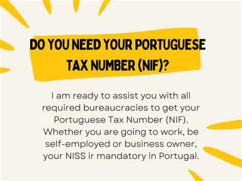 Your Portuguese Tax Number NIF Upwork