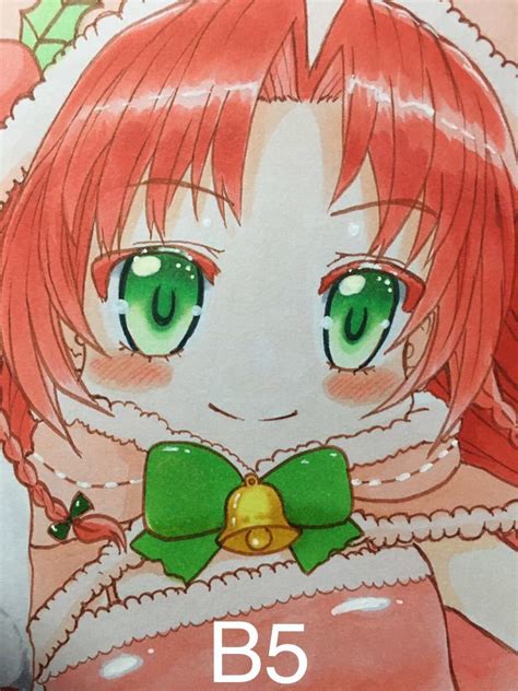 Yahooオークション B5 同人手描きイラスト No334 東方project 紅美