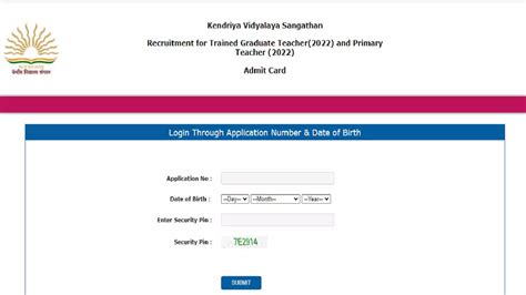 Kvs Admit Card 2023 Kvs Admit Card Released For Prt Pgt And Other