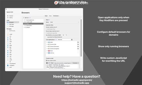 Openin Mac破解版 Openin Advanced Link Handler For Mac高级链接处理工具 Mac下载