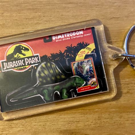 Jurassic Park Keyring Dimetrodon Kenner Toy Etsy