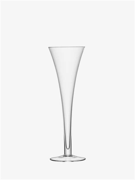 Hollow Stem Flute X 2 7oz Clear Bar Lsa Drinkware