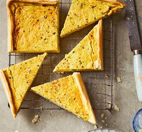 Easy Pesto Cheese And Pea Tart Good Food Middle East