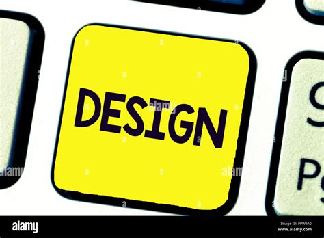 Handwriting Text Writing Design Concept Meaning Plan Drawing Produced To Show Look Function Or