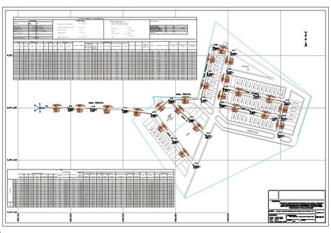 Sewer Network Plan Hydraulic Calculation In Dwg Cad Library