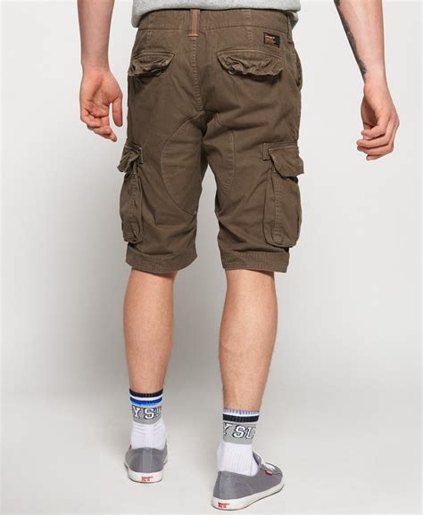 Mens Core Cargo Lite Shorts In Oakwood Superdry Uk