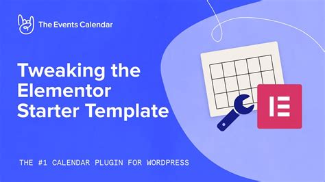 Tweaking The Elementor Starter Template Youtube
