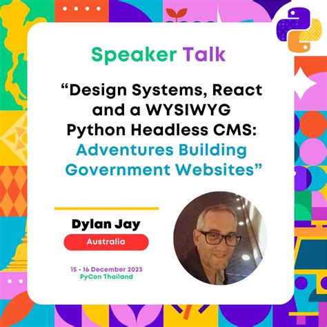 Pycon Thailand On Linkedin We Are Pleased To Introduce Another Esteemed Speaker From Australia