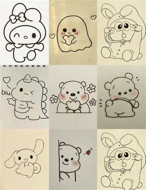 小图案简笔画 卡通可爱图片（漂亮11张） 简笔画图片大全
