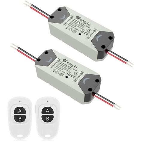 Emylo Smart Wireless Rf Relay Switch 220v 1 Canaux Télécommande Switch