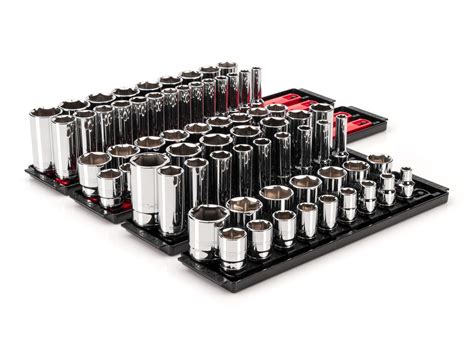 78 Piece 1 2 Inch Drive 6 Point Socket Set 3 8 1 5 16 In 10 32 Mm