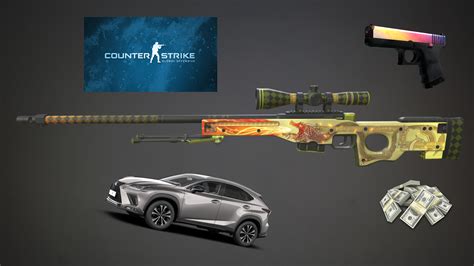 Lexus Or AWP Dragon Lore CS GO Skins