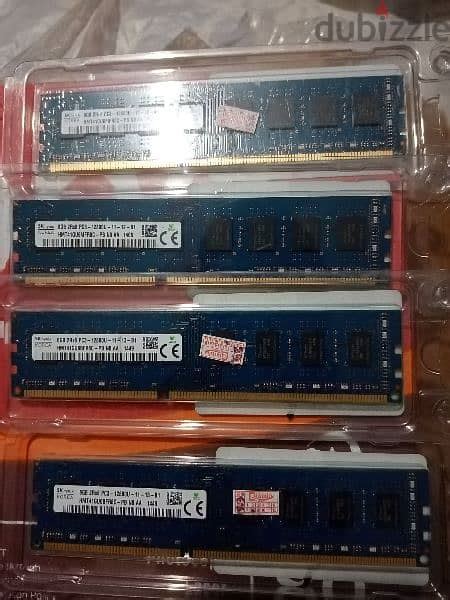رامات ٨ جيجا Ddr3 بحاله ممتازة جدا Ram 8 Giga Ddr3 اكسسوارات و قطع