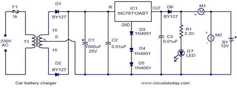 Car Battery Charger Electronic Circuits And Diagrams Electronic