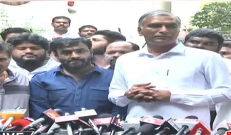 Hyderabad Minister Harish Rao Visits Vishnuvardhan Reddy