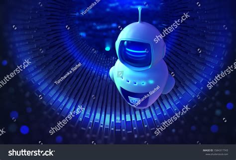 Ai Global Data Robot Chat Bot Stock Illustration 1584317743