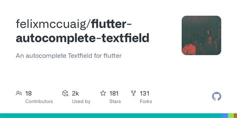 Flutter Autocomplete Textfield Example Lib Main Dart At Master