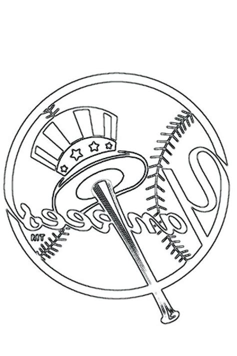 Free Printable New York Yankees Coloring Pages Pietercabe