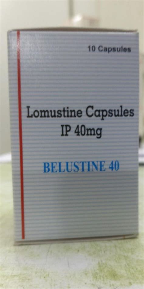 Lomustine 40mg Cap Packaging Size 10 Packaging Type Bottle At ₹ 900