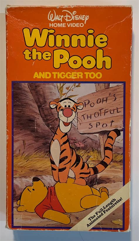 Walt Disney Home Video Winnie The Pooh And Tigger Too Poohs Thotful