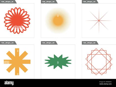 Retro Futuristic Elements For Design Retro Futuristic Graphic