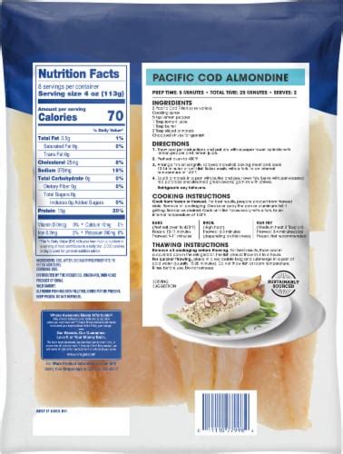Kroger® Wild Caught Pacific Cod Fillets Frozen Big Deal 32 Ounces