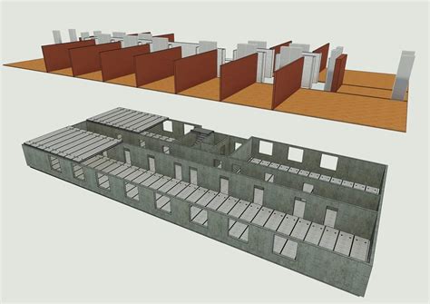 Constructive Solution For Buildings With Adaptive Layout