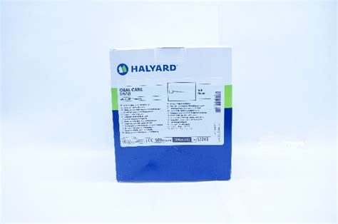 Halyard 12243 Oral Care Swab With Ballard Technology 25 X 20 Box Of 500
