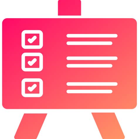 Rules Generic Gradient Fill Icon