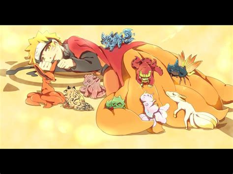 Naruto And The Nine Tails Chibi Form Bijuus Naruto Son Goku Bijus