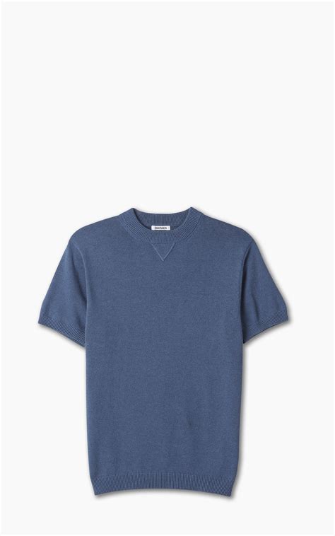 Sixteen Knit T Shirt Slate Cultizm