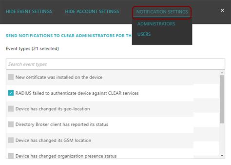 Portnox Cloud Alerts