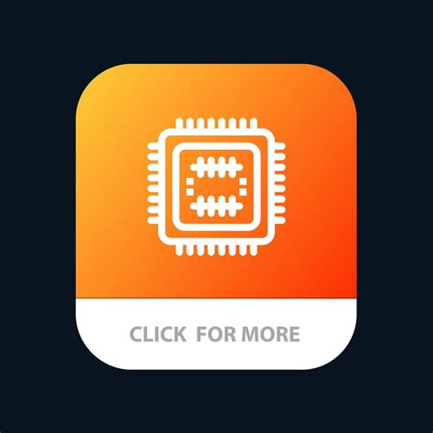 System Tech Technology Cpu Mobile App Button Android And Ios Line