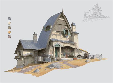 Artstation House Of Alice Cg Concept Architecture