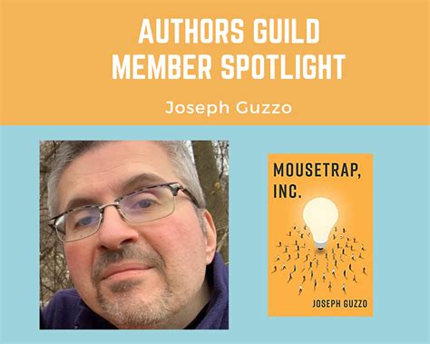 Member Spotlight Joseph Guzzo The Authors Guild