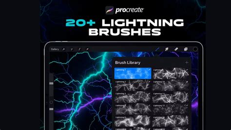 Procreate Lightning Brushes