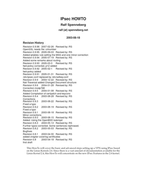 Ipsec Linux Pdf
