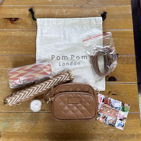 Pom Pom London Original Mini Crossbody Bag Bundle In Maple
