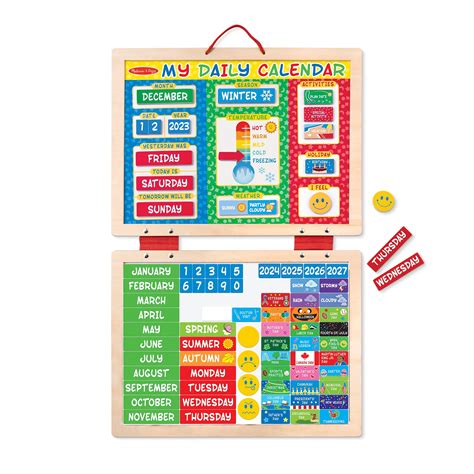 Melissa And Doug My First Daily Magnetic Calendar Nepal Ubuy